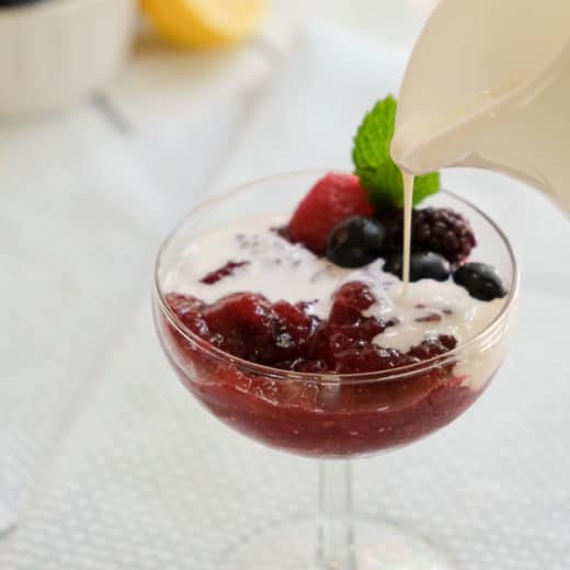 German Rote Grütze Recipe (Red Berry Dessert with Fresh Cream ...