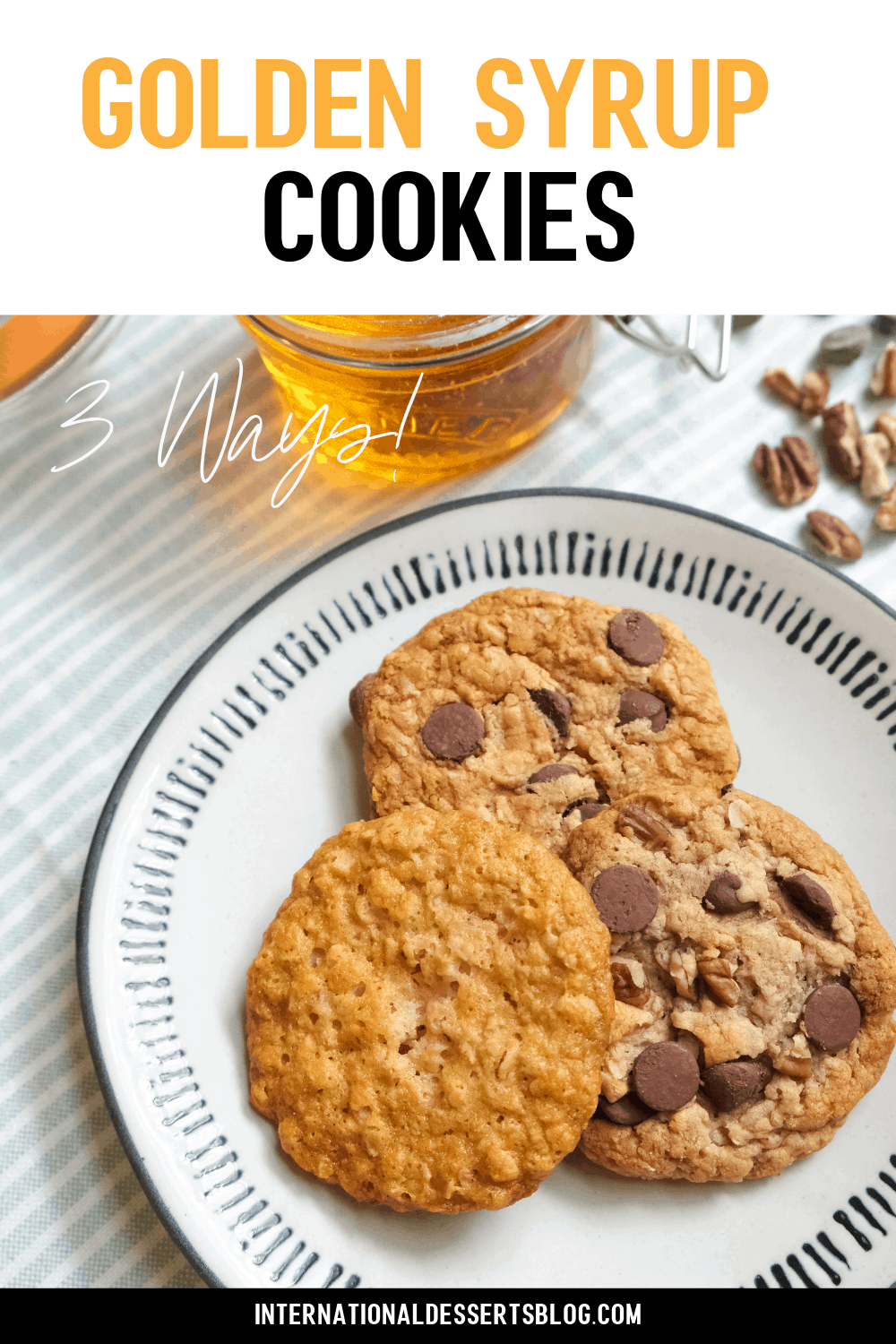Golden Syrup Cookies (3 Ways!) - International Desserts Blog