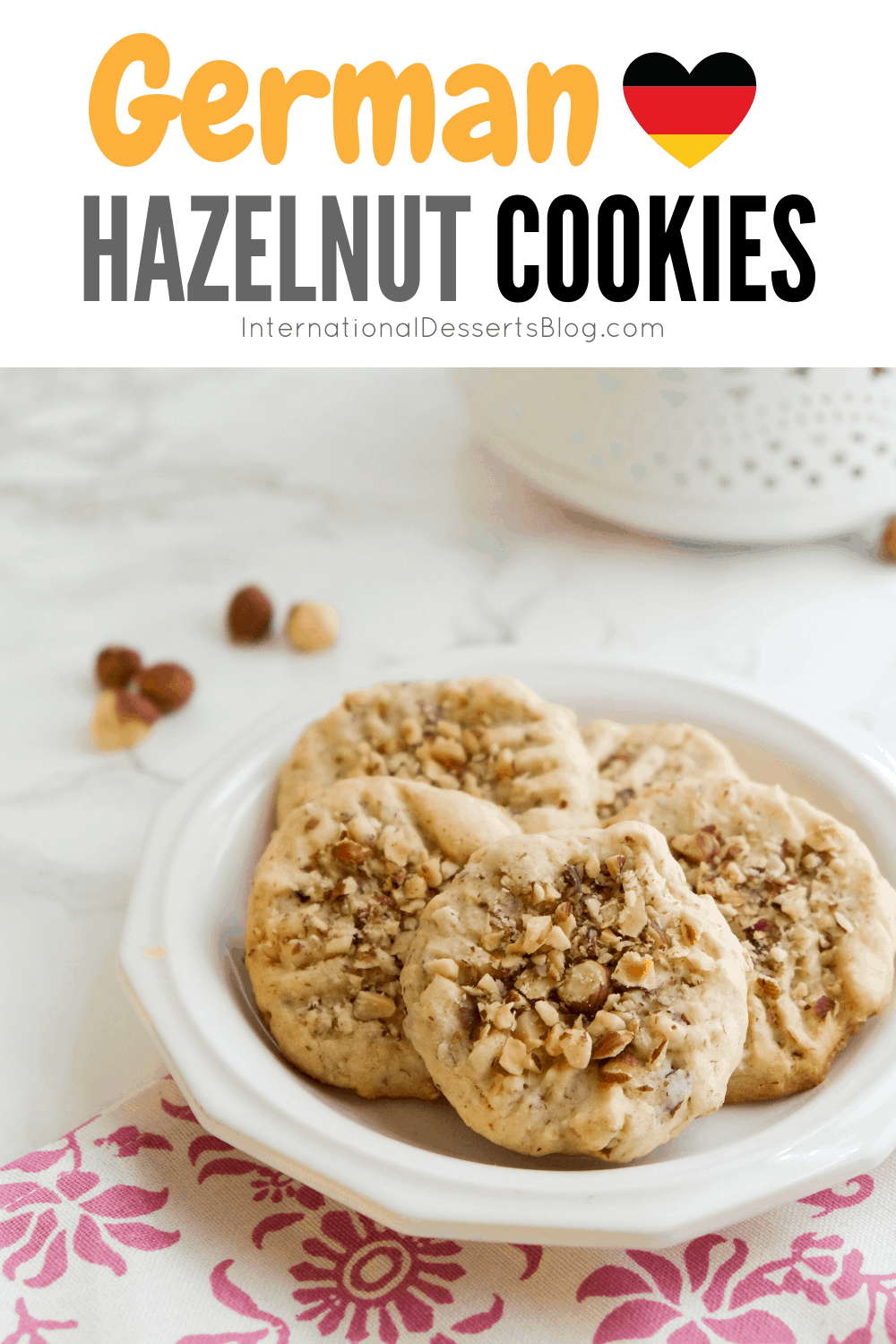 German Hazelnut Cookies - International Desserts Blog