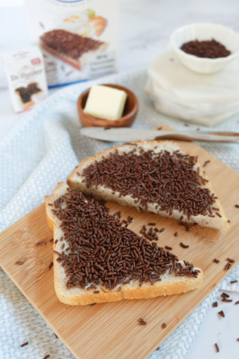 Dutch Hagelslag (Bread with Chocolate Sprinkles) - International ...