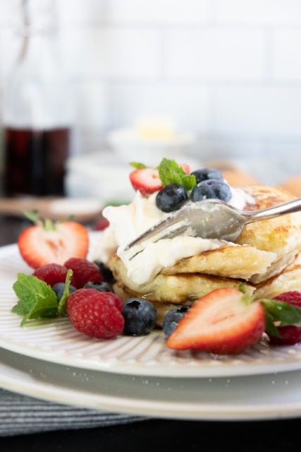 Easy Quark Pancakes - International Desserts Blog