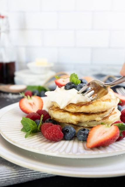 Easy Quark Pancakes - International Desserts Blog