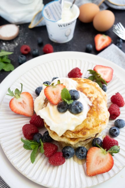 Easy Quark Pancakes - International Desserts Blog