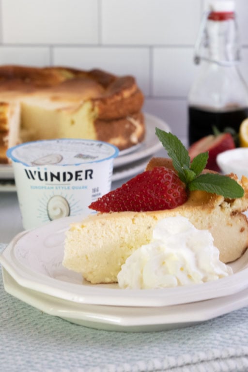 Classic German Cheesecake with Quark - International Desserts Blog