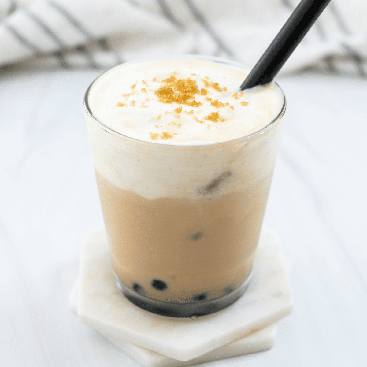 Brown Sugar Boba Milk Tea Recipe With Easy Homemade Brown Sugar Syrup ...